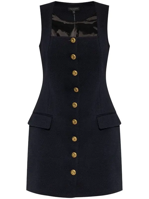 Rag & Bone Buttoned Mini Dress