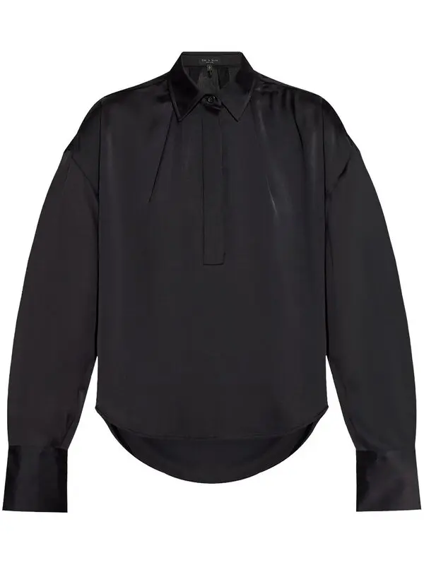 Rag & Bone Long-sleeve Polo Top