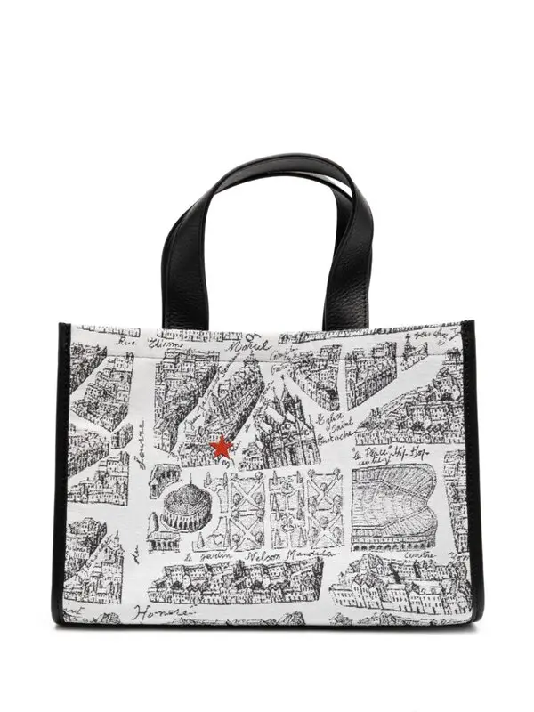 AGNÈS B. Graphic Print Tote Bag