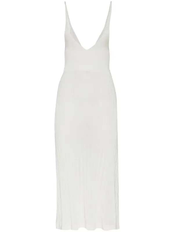 Dsquared2 Ribbed Knit Midi Dress