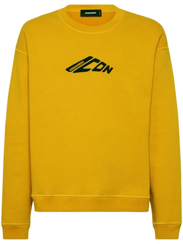 Dsquared2 Icon-print Sweatshirt - Yellow