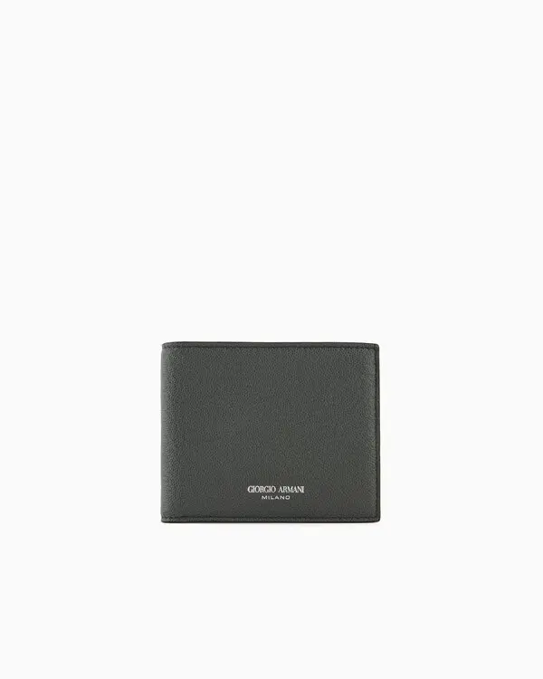 Giorgio Armani Bifold Leather Wallet - Green