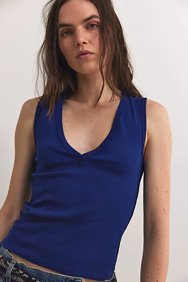 Free People We The Free Neria Tank - Indigo Pura