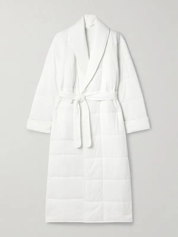 Skin Sierra Quilted Padded Cotton Robe