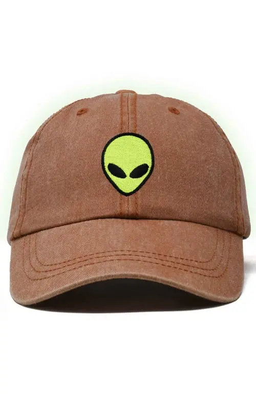 DALIX Alien Dad Cap - Washed Orange