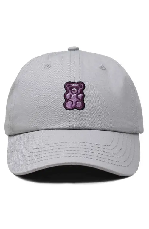 DALIX Gummy Embroidered Cap - Gray