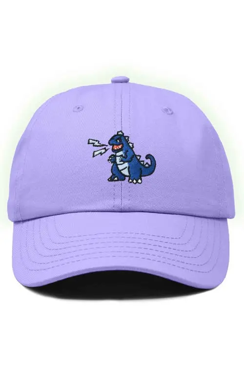 DALIX Lizard Embroidered Baseball Cap - Lavender