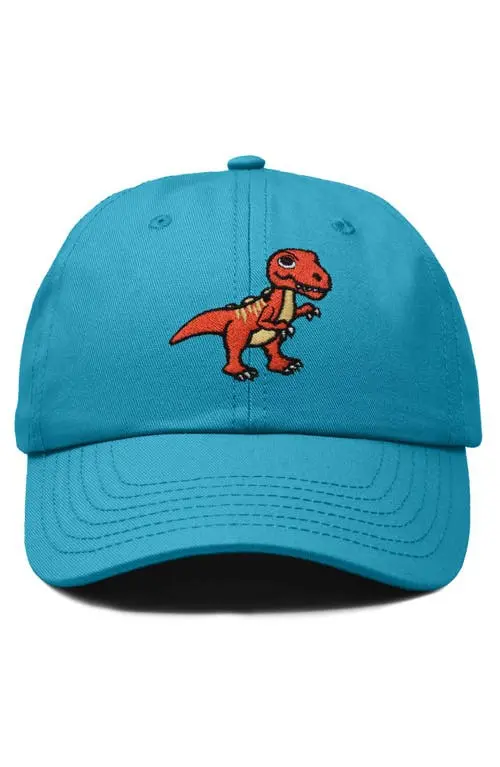 DALIX T-rex Embroidered Cap - Teal
