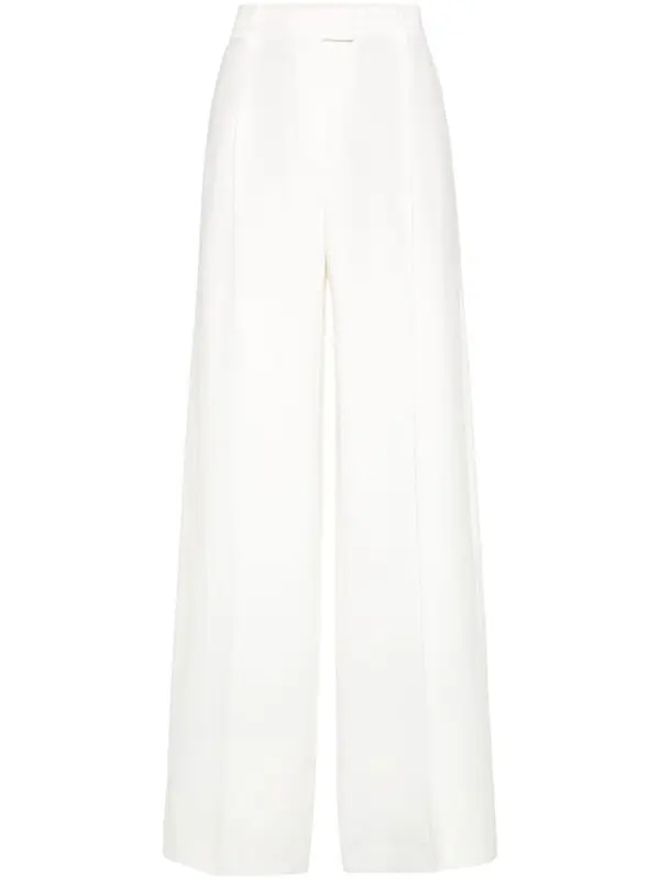Brunello Cucinelli Pleated Trousers - White