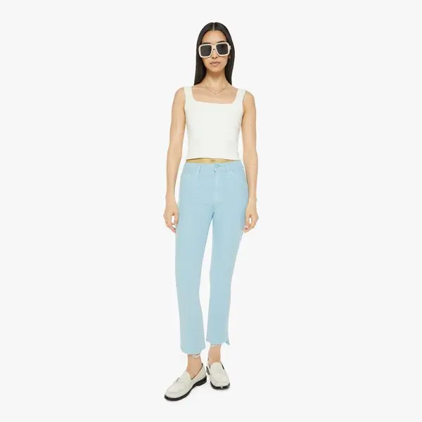 MOTHER The Insider Crop Step Fray Jeans