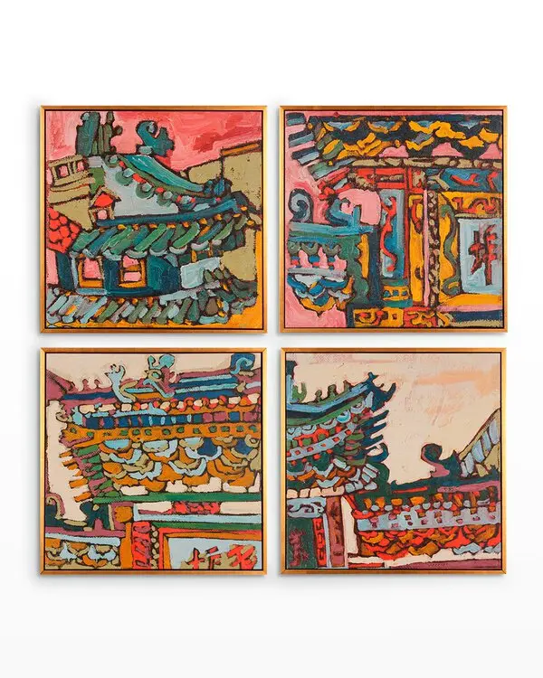 SHADOW CATCHERS Chinatown I Giclee, 20"sq