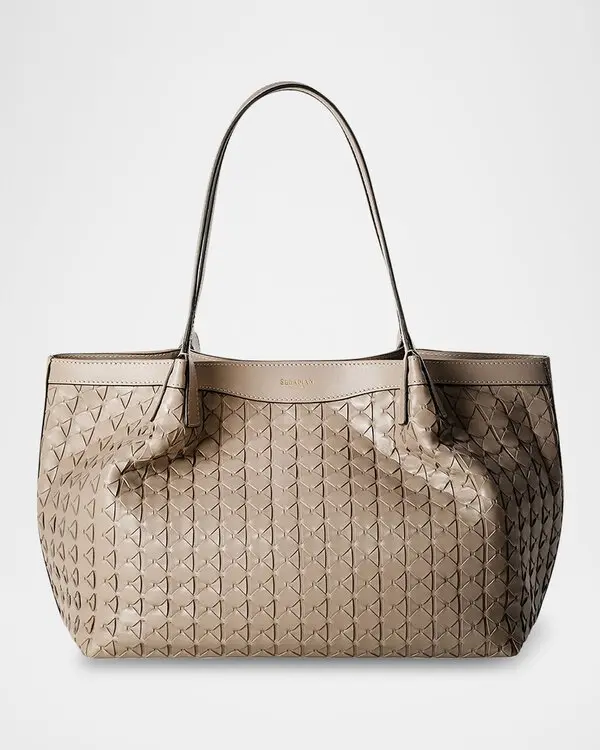 SERAPIAN Small Secret Mosaic Tote Bag - Sahara