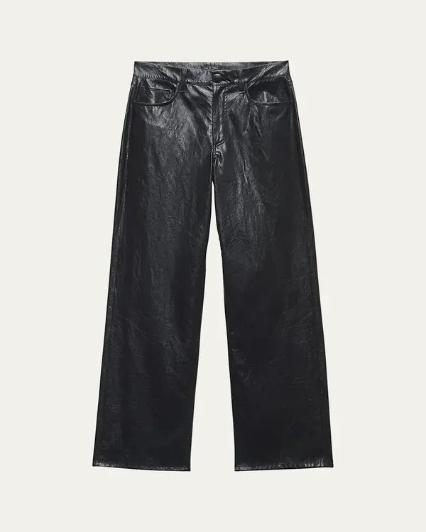 Rag & Bone Shea Straight Faux Leather Pants