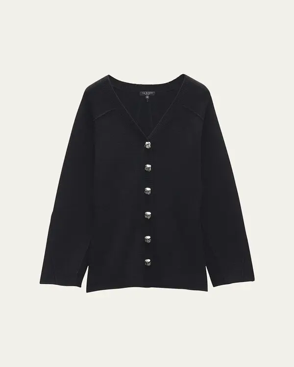 Rag & Bone Bridget Long V-neck Cardigan