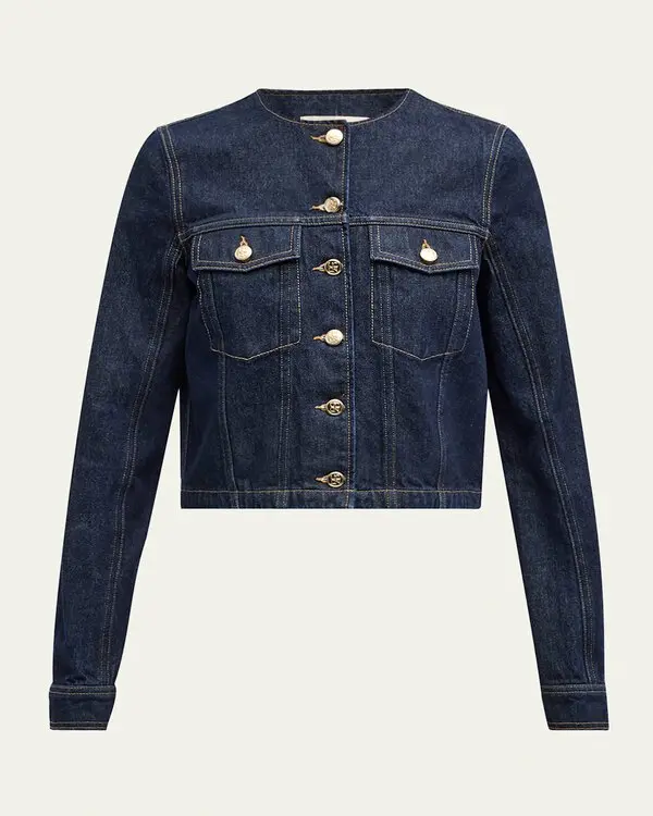 Ulla Johnson The Sabine Tailored Denim Jacket
