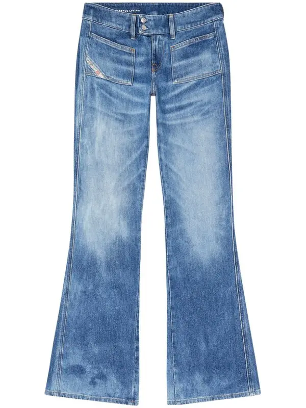 Diesel D-hush Flared Jeans