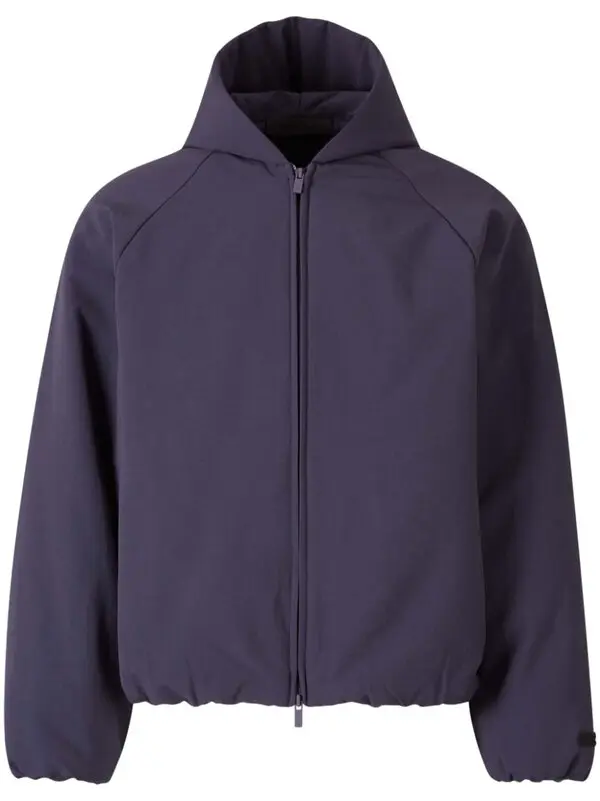 Fear Of God Hooded Bomber Jacket - Blue