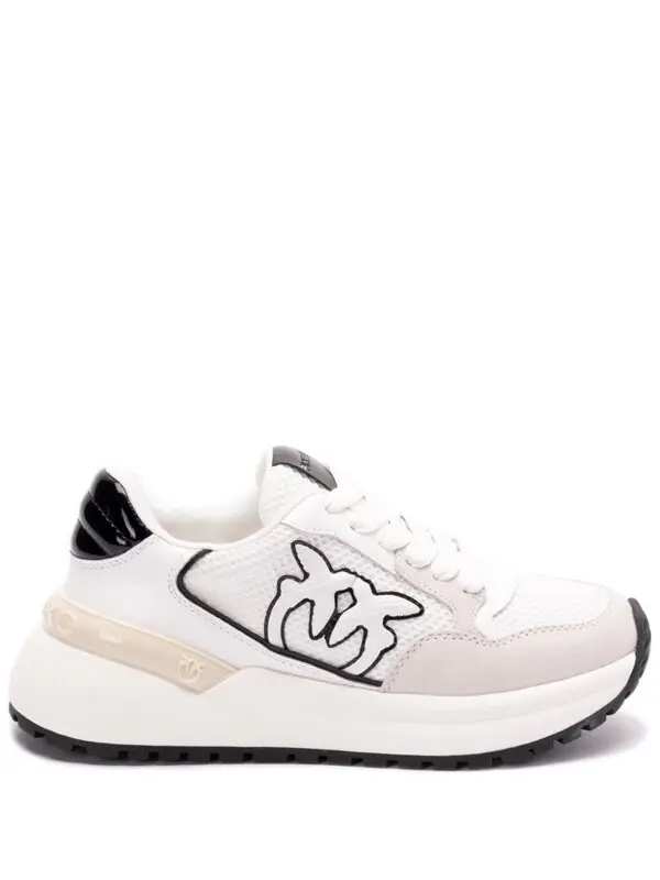 Pinko Logo-patch Sneakers - White