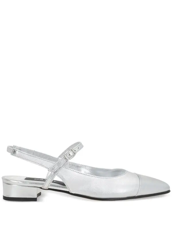 CAREL Oceano Slingback Pumps - Silver