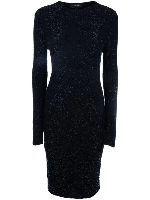 black knit button dress Mac Duggal Women's Rib Knit Collared Sleeveless Fitted Maxi Dress