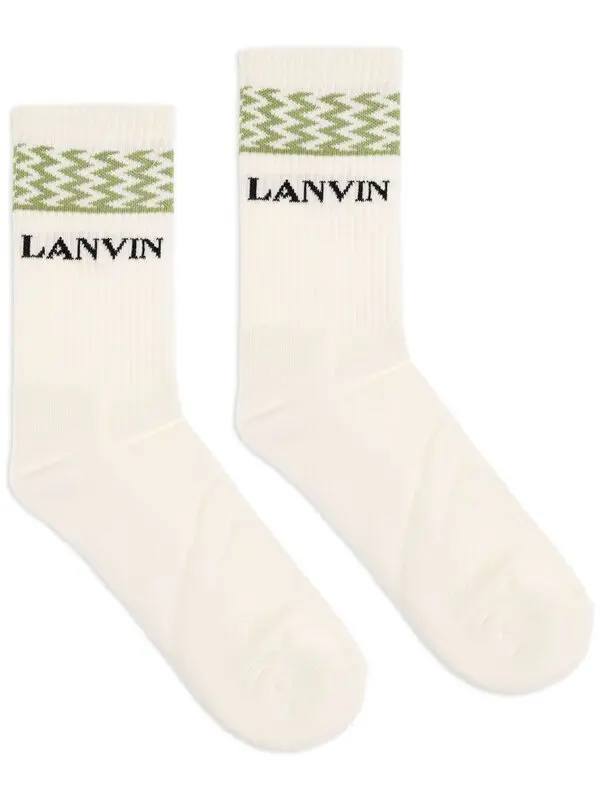 LANVIN Curb Crew Socks