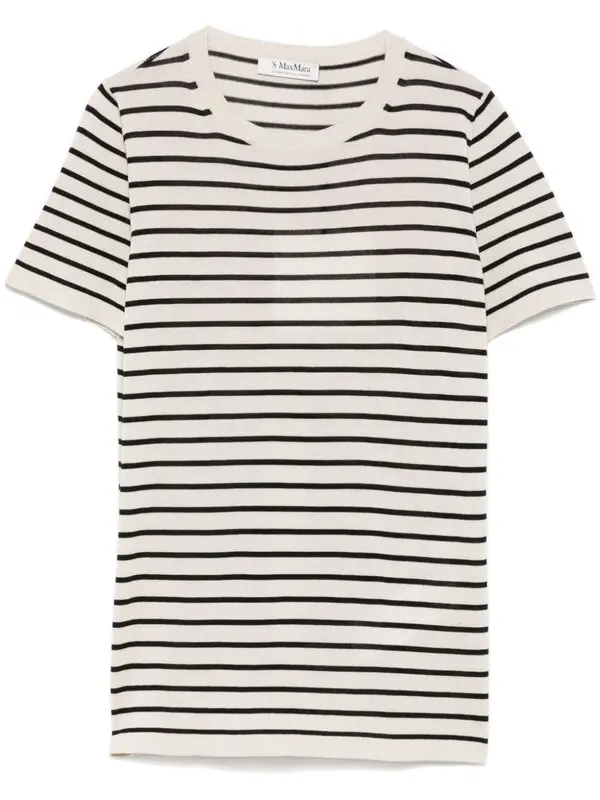 Max Mara Egidio Striped T-shirt - Neutrals
