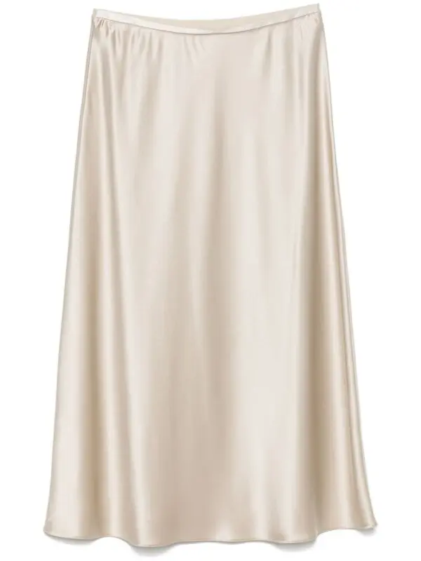Max Mara Carnet Midi Skirt - Neutrals