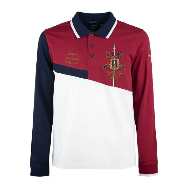 AERONAUTICA MILITARE P.a.n. Color-block Polo Shirt