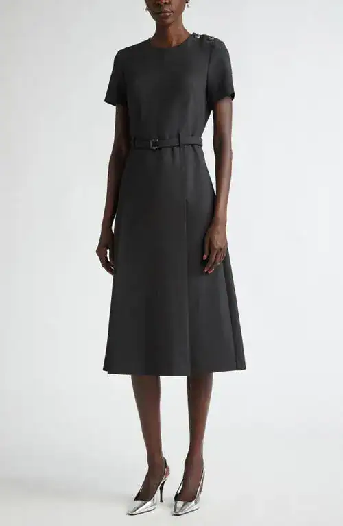 white linen shirt dress long Parachute shirtdress white – TOTEME