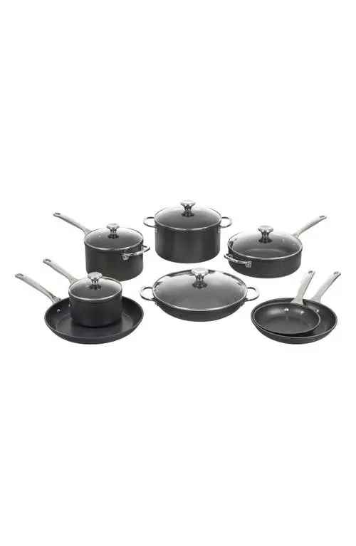 LE CREUSET 13-piece Toughened Nonstick Pro Set - Silver/black