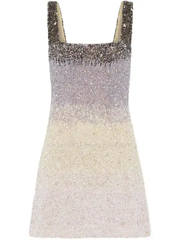 Rachel Gilbert Kaito Mini Dress - Grey | Editorialist