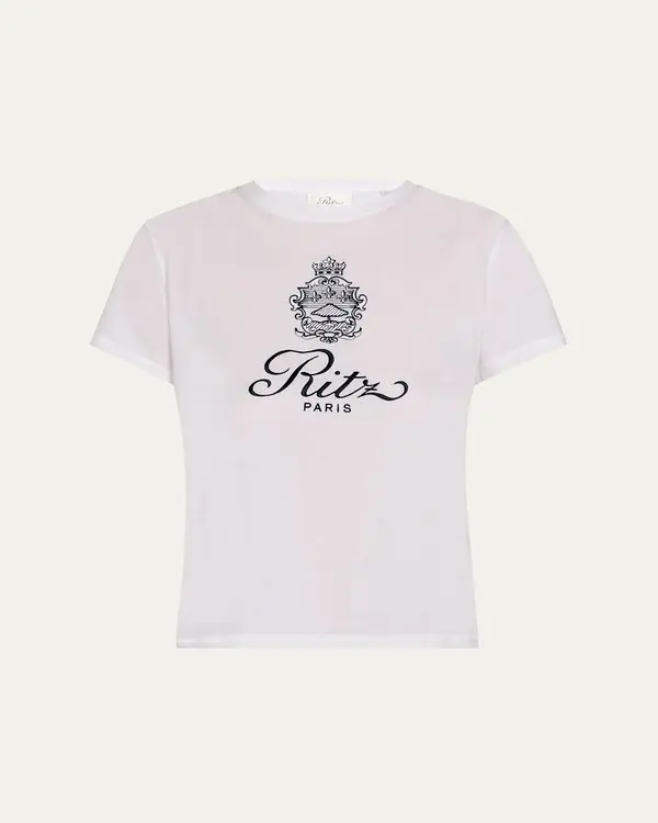FRAME X Ritz Paris Solid Baby Tee