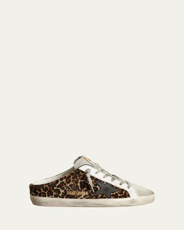 Golden Goose Superstar -print Sabot Sneakers