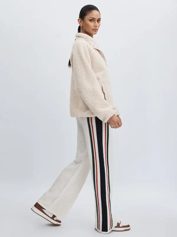 The Upside Cotton Open-knit Track Joggers