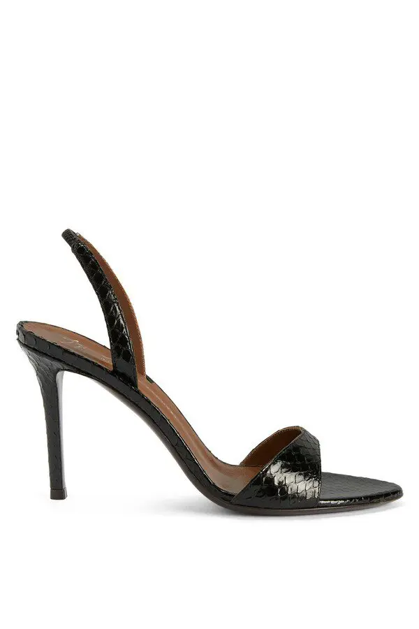 GIUSEPPE ZANOTTI Lilibeth 90 Slingback Sandals - Black