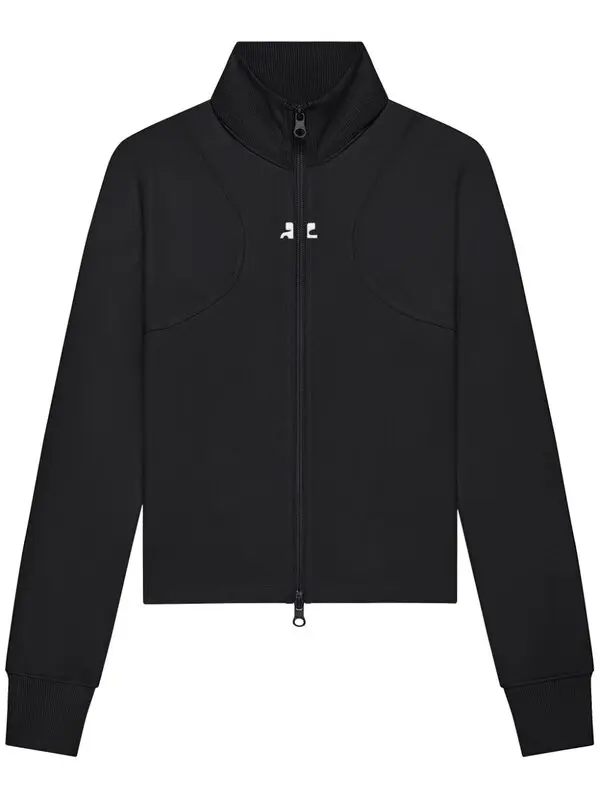 COURREGES Scuba-jersey Jacket - Black
