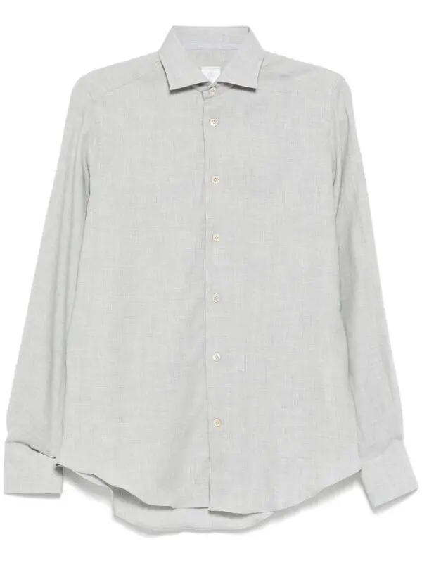 Eleventy Long-sleeved Shirt - Grey