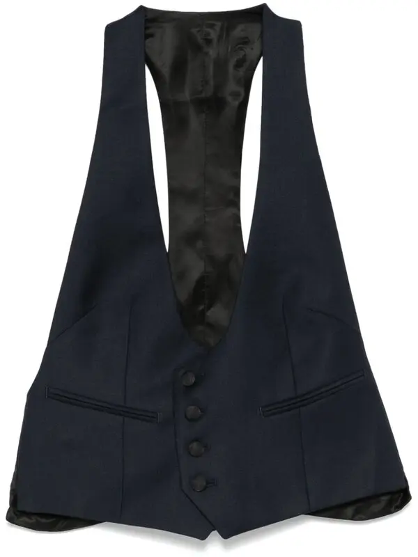 BETTTER Wool Waistcoat - Blue