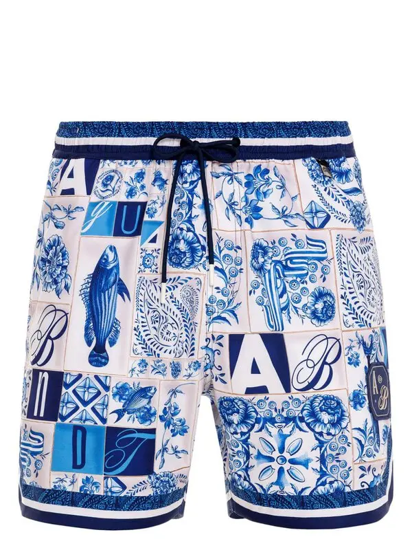 Agua Bendita Dan Swim Shorts - White