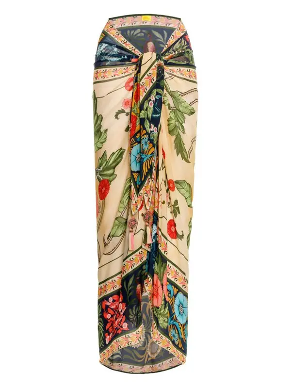 Agua Bendita Marine Beach Cover-up - Neutrals