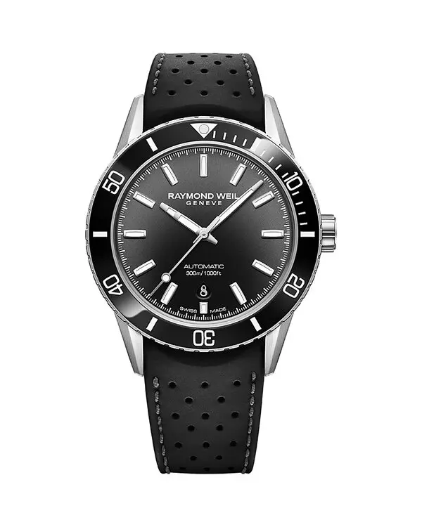 RAYMOND WEIL Freelancer Diver Strap Watch, 42.5mm