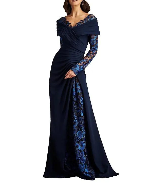 Tadashi Shoji Basel Pleated Gown