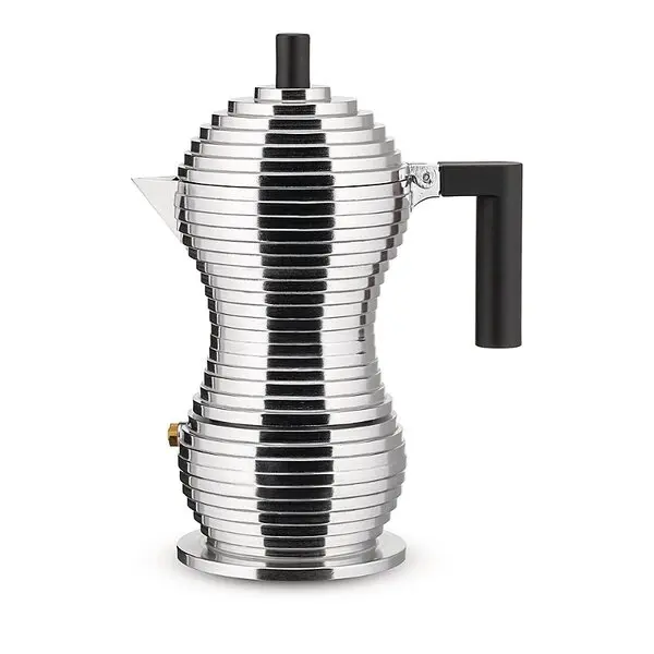 ALESSI Pulcina Cast Aluminum 3 Cup Espresso Maker - Grey