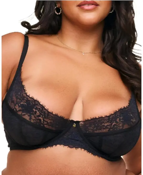 ADORE ME Mandi Unlined Demi Bra - Black