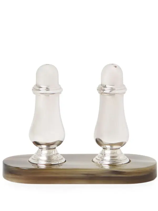 Brunello Cucinelli Ribbed-detail Salt And Pepper Mill Set