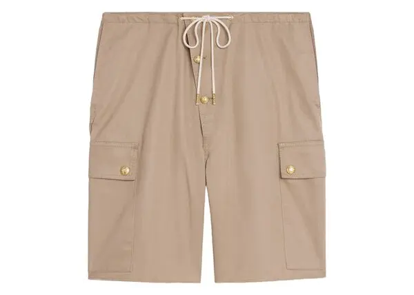 Celine Technical Cotton Cargo Shorts