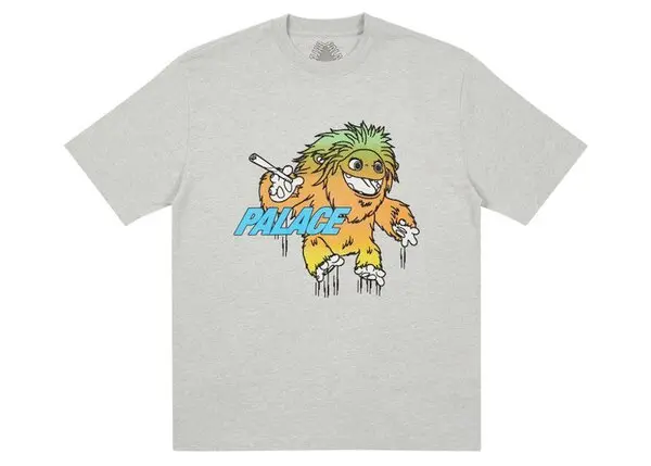 PALACE Large Up T-shirt - Grey Marl