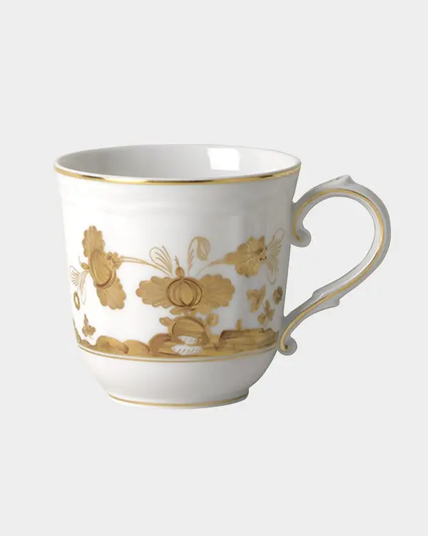 GINORI 1735 Oriente Italiano Gold Aurum Mug - Oiaurum