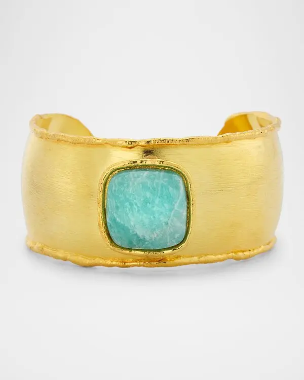 Sylvia Toledano Manchette Cuff Bracelet - Amazonite