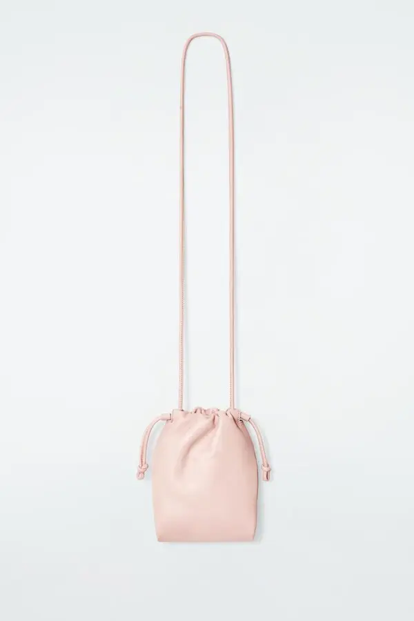 Cos Cavatelli Leather Pouch - Orange
